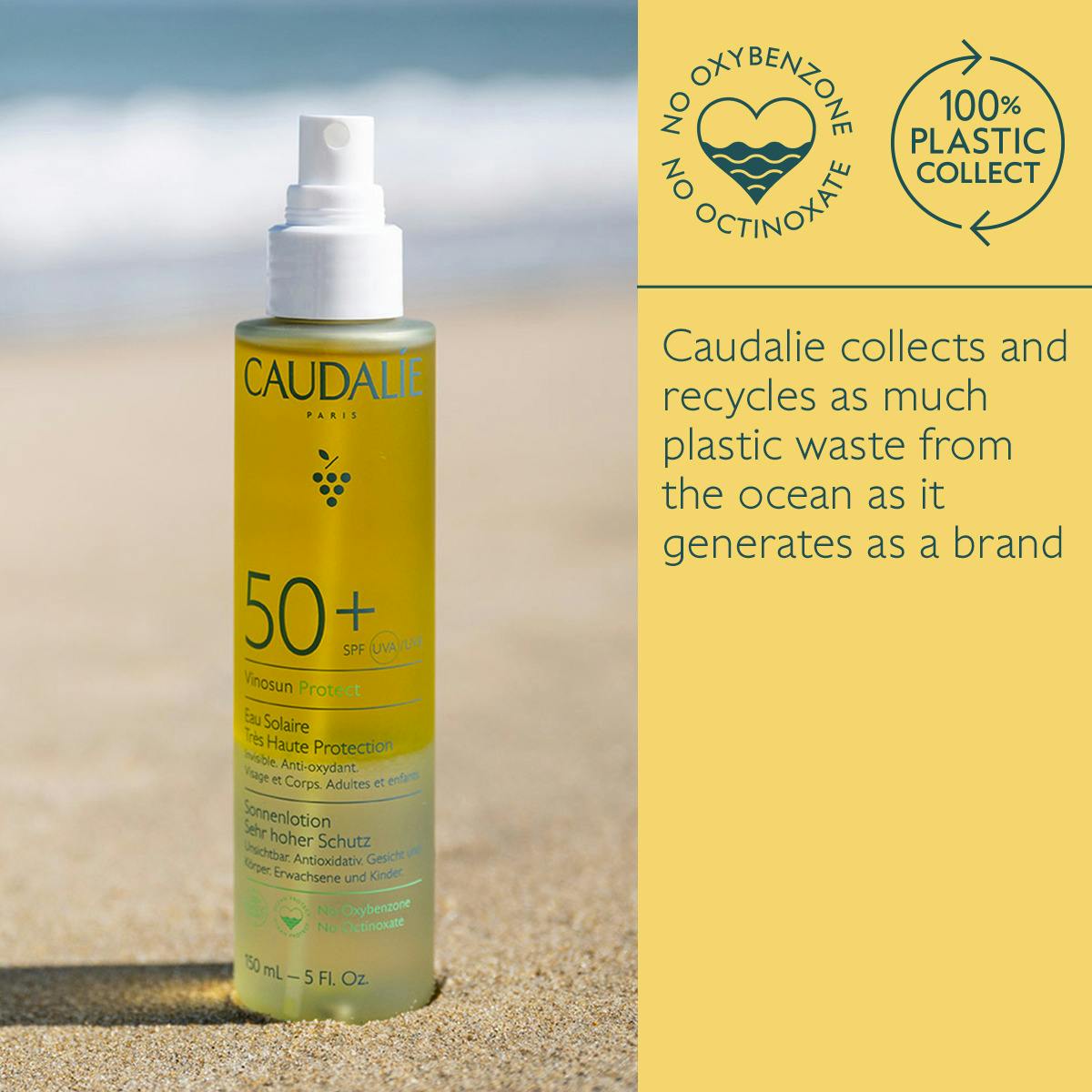 Sunscreen SPF50 with Vitamin E Vinosun Caudalie